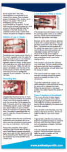 Orthodontic Rack cards