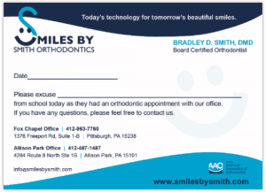 Orthodontic Referral Notepads, Pads, & Referral Letters